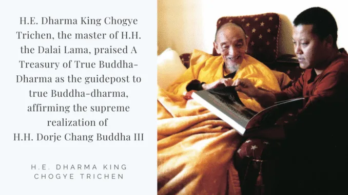 Recognitions and Congratulations to H.H. Dorje Chang Buddha III from ...